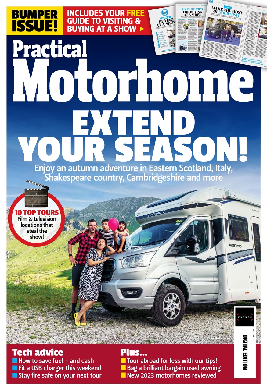 Practical Motorhome Magazine - October 2022 Subscriptions | Pocketmags