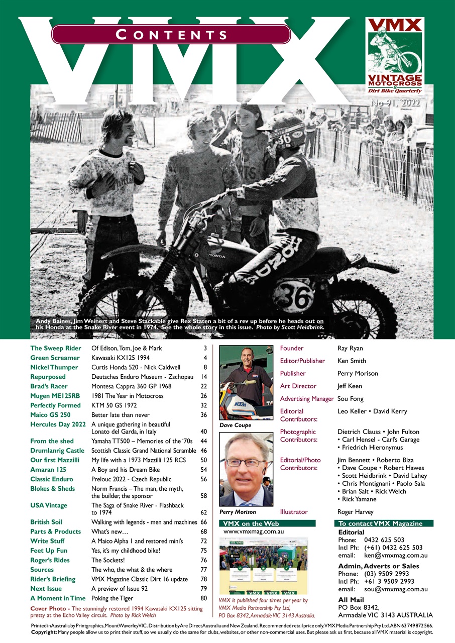 VMX Magazine - VMX Magazine #91 Back Issue