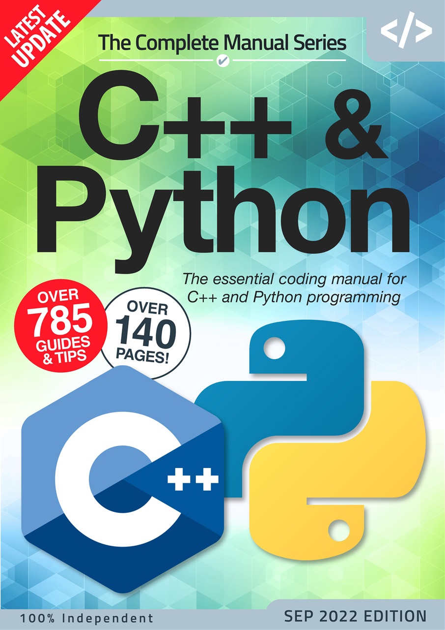 Python & C++ The Complete Manual Magazine - Autumn 2022 Subscriptions ...