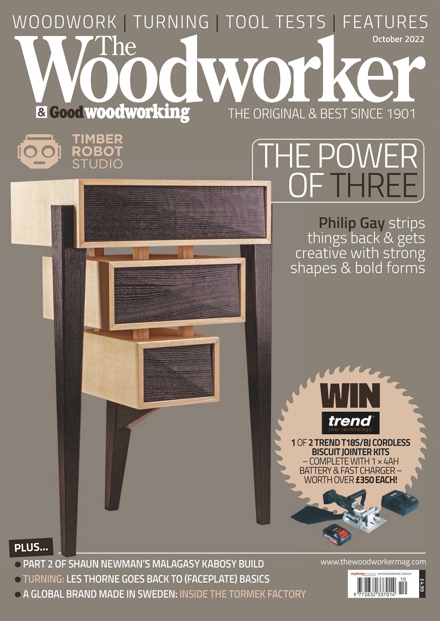 The Woodworker Magazine - October 2022 Subscriptions | Pocketmags