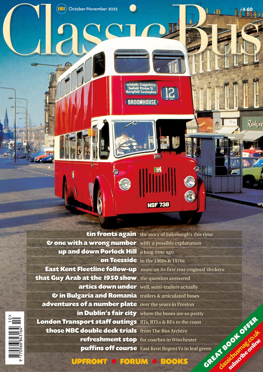 Classic Bus Magazine - Oct/Nov 2022 (181) Subscriptions | Pocketmags