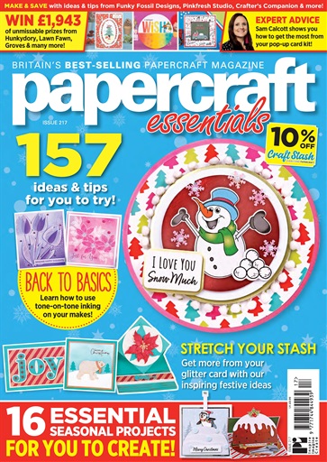 Papercraft Essentials Magazine - Issue 217 Back Issue