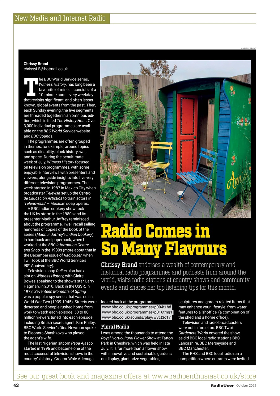 Radio User Magazine - October 2022 Subscriptions | Pocketmags