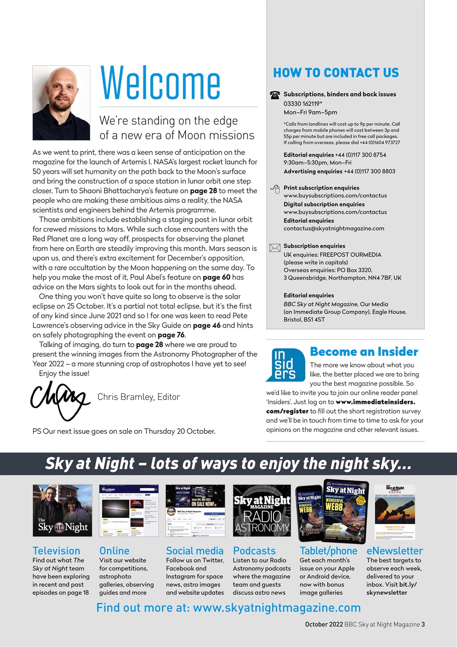 BBC Sky at Night Magazine - October 2022 Back Issue
