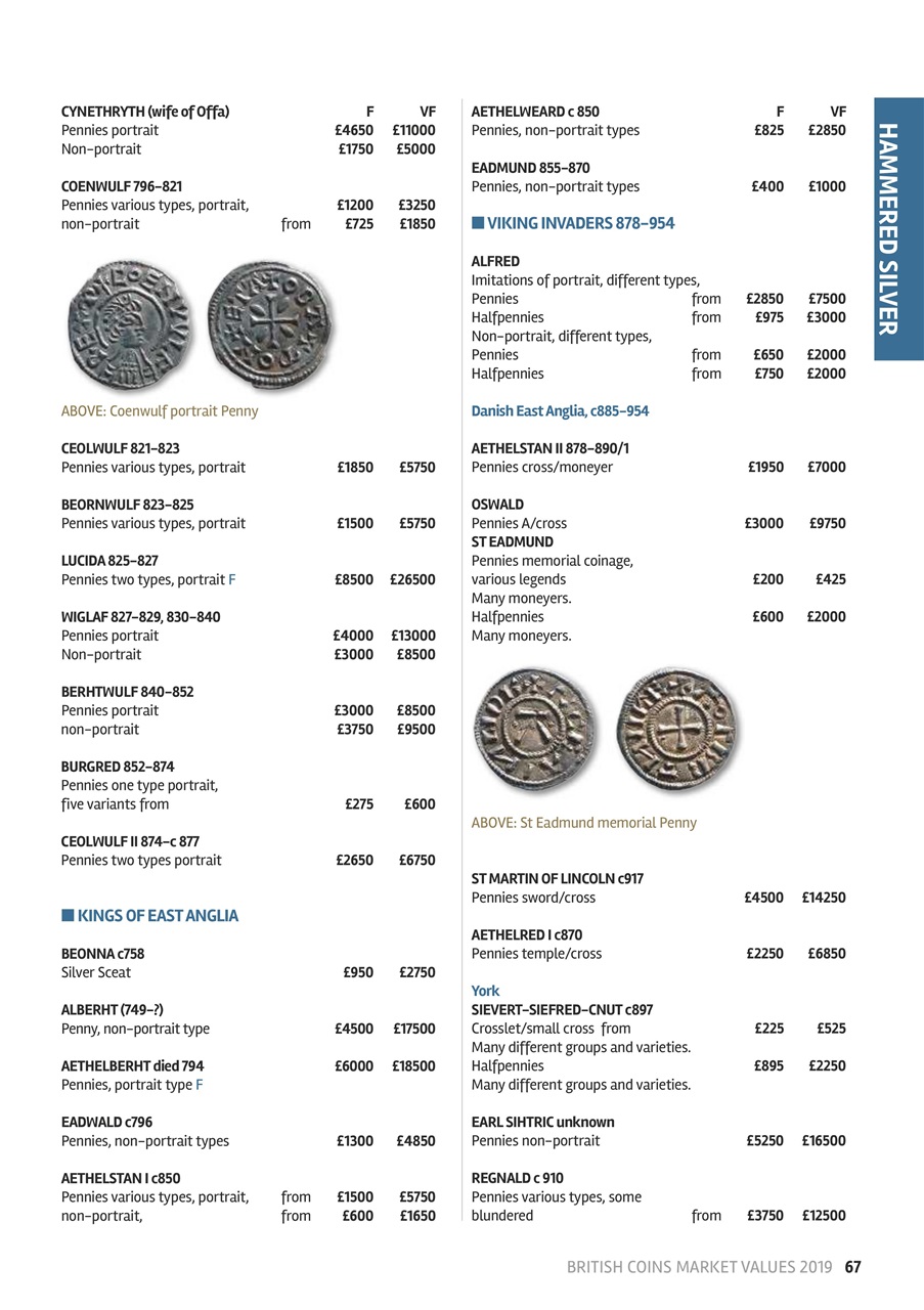 Stamp Magazine - British Coins Market Values 2019 Special Issue