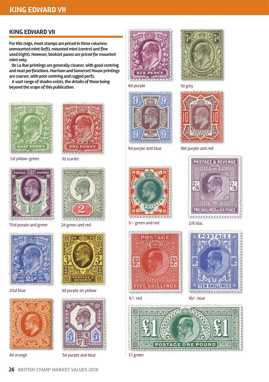 Stamp Magazine - British Stamp Market Values 2018 Special Issue