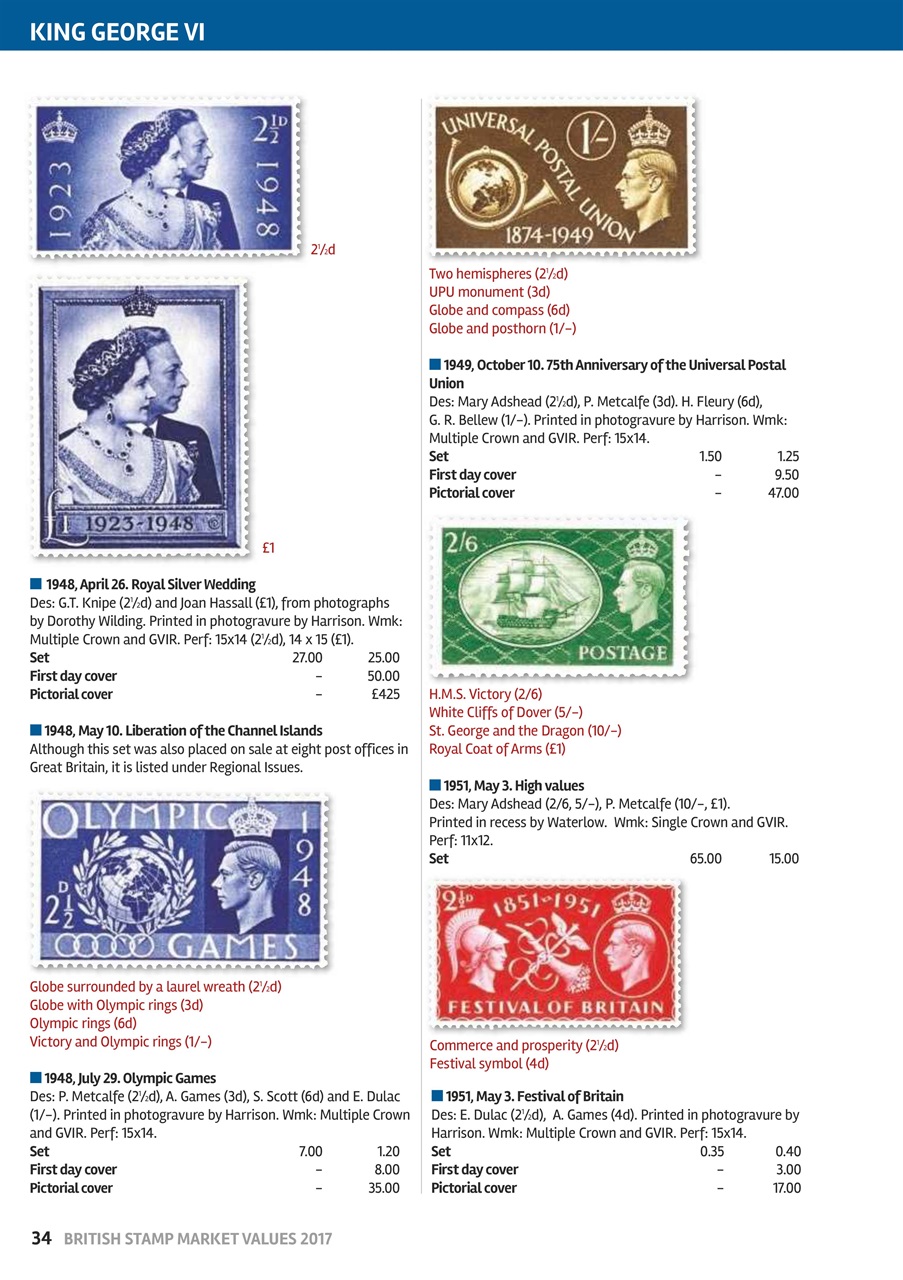 Stamp Magazine - British Stamp Market Values 2017 Special Issue