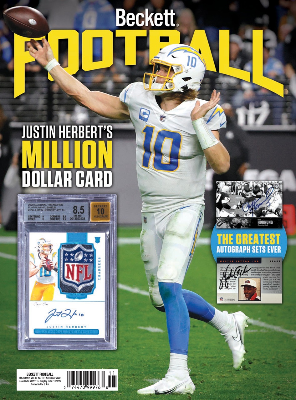 Beckett Football Magazine - November 2022 Subscriptions | Pocketmags