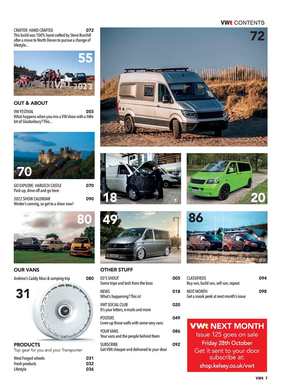 VWt Magazine - Issue 124 Nov 22 Back Issue