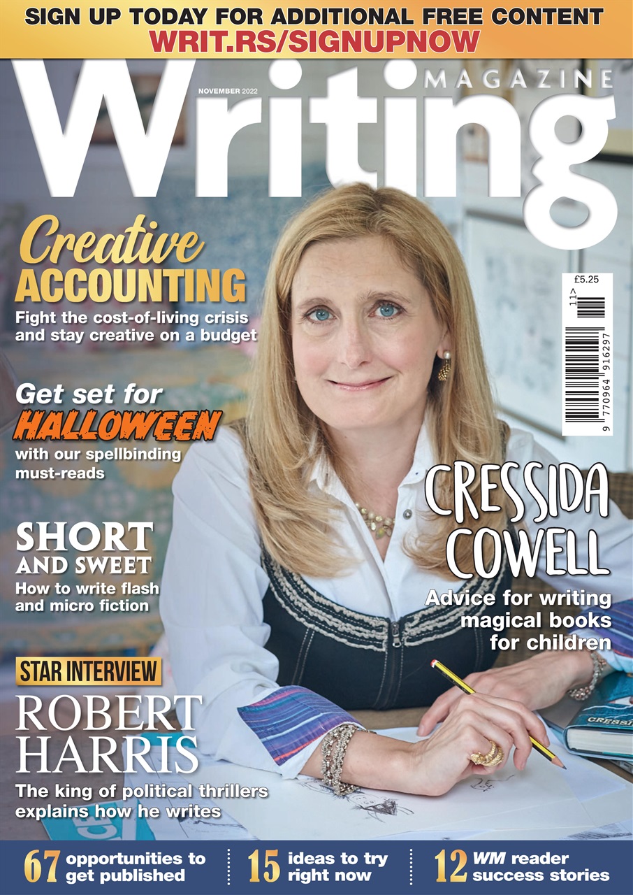 Writing Magazine - November 2022 Subscriptions | Pocketmags