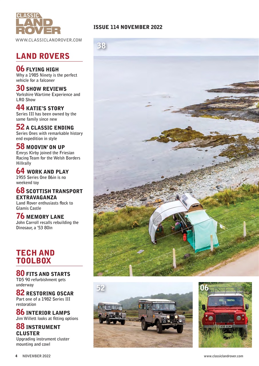 Classic Land Rover Magazine - November 2022 Subscriptions | Pocketmags