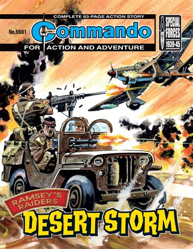 Commando Magazine - 5581 Back Issue