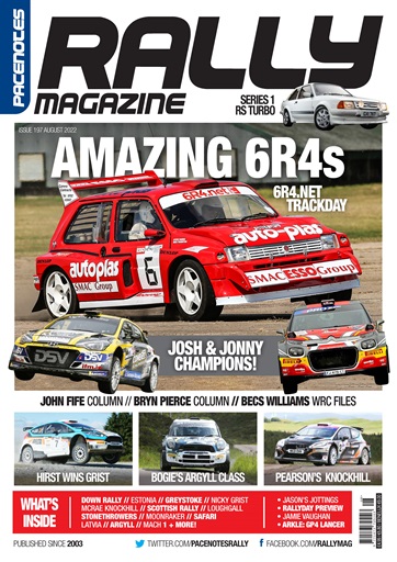 Pacenotes Rally magazine Subscriptions and Issue 197 - Aug 22 Issue