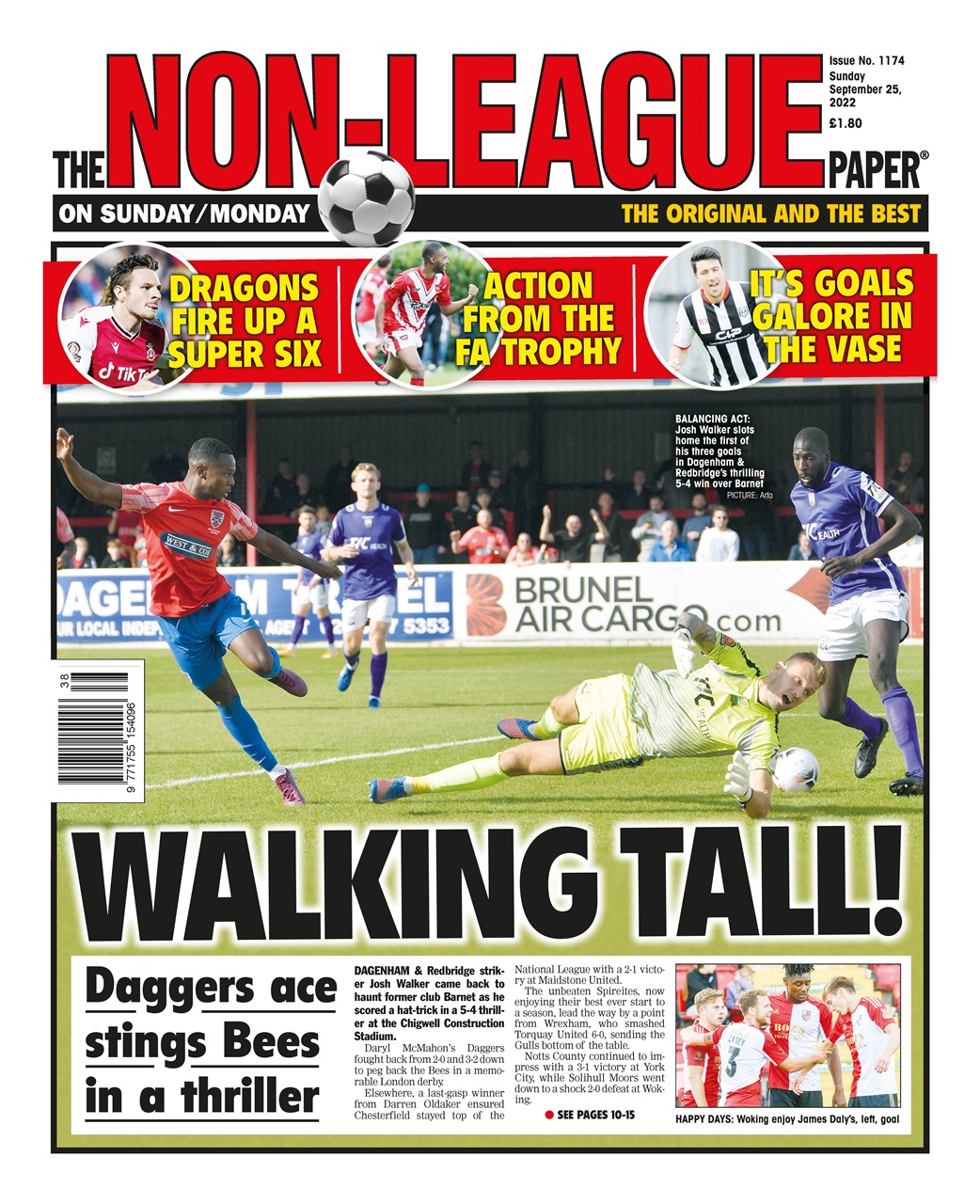 The Non-League Football Paper Magazine - 25 Sep 2022 Back Issue