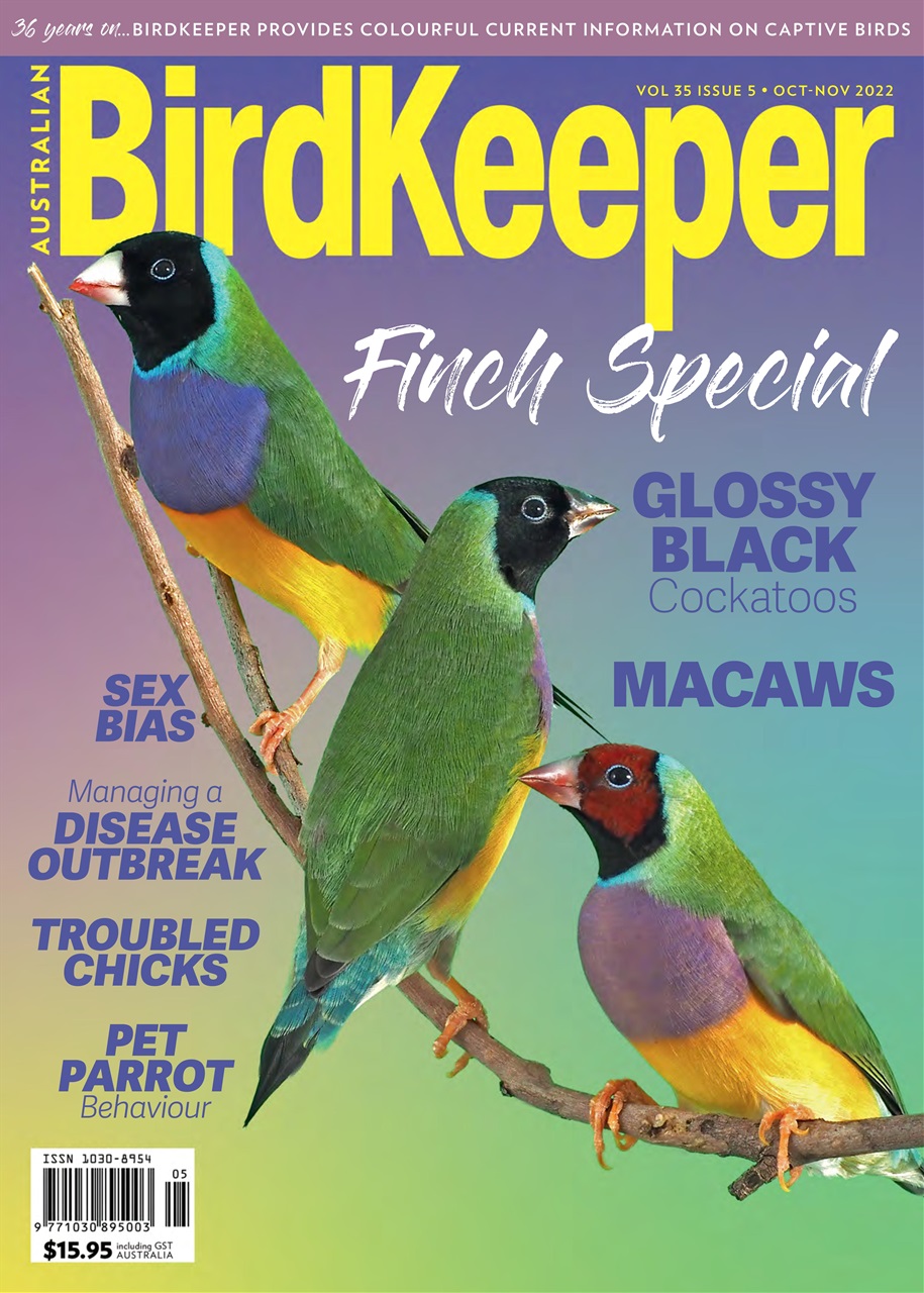 Australian Birdkeeper Magazine - Volume 35 - issue 5 Back Issue