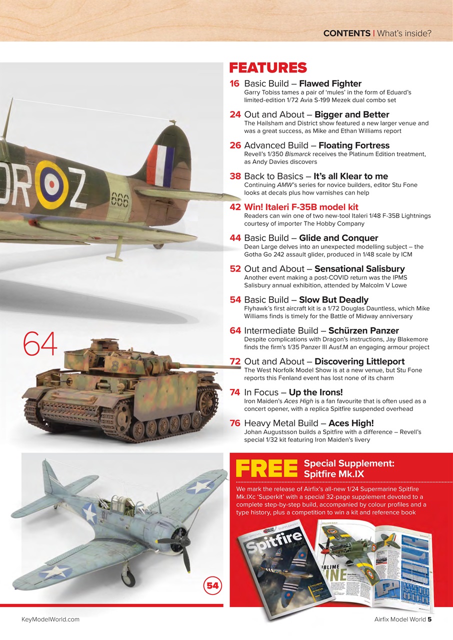 Airfix Model World Magazine - November 2022 Subscriptions | Pocketmags