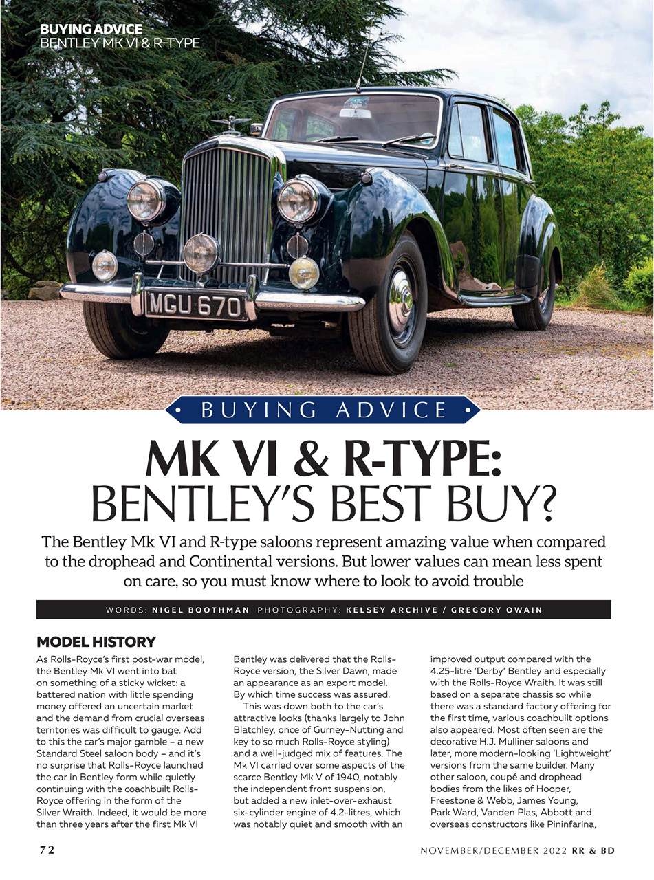 Rolls-Royce & Bentley Driver Magazine - Issue 33 - Nov/Dec Back Issue
