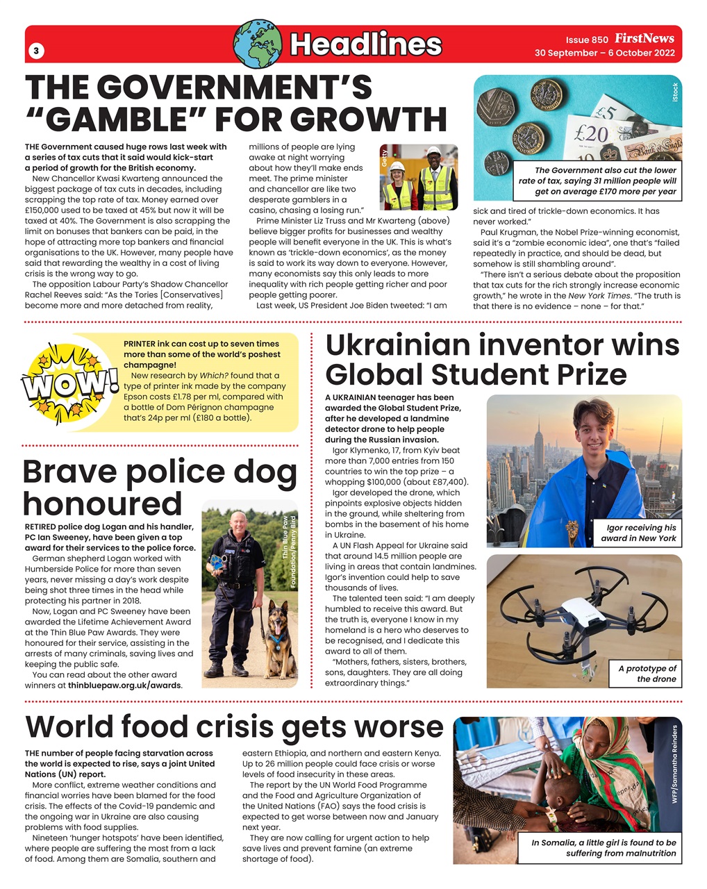 First News Magazine First News Issue 850 Back Issue 