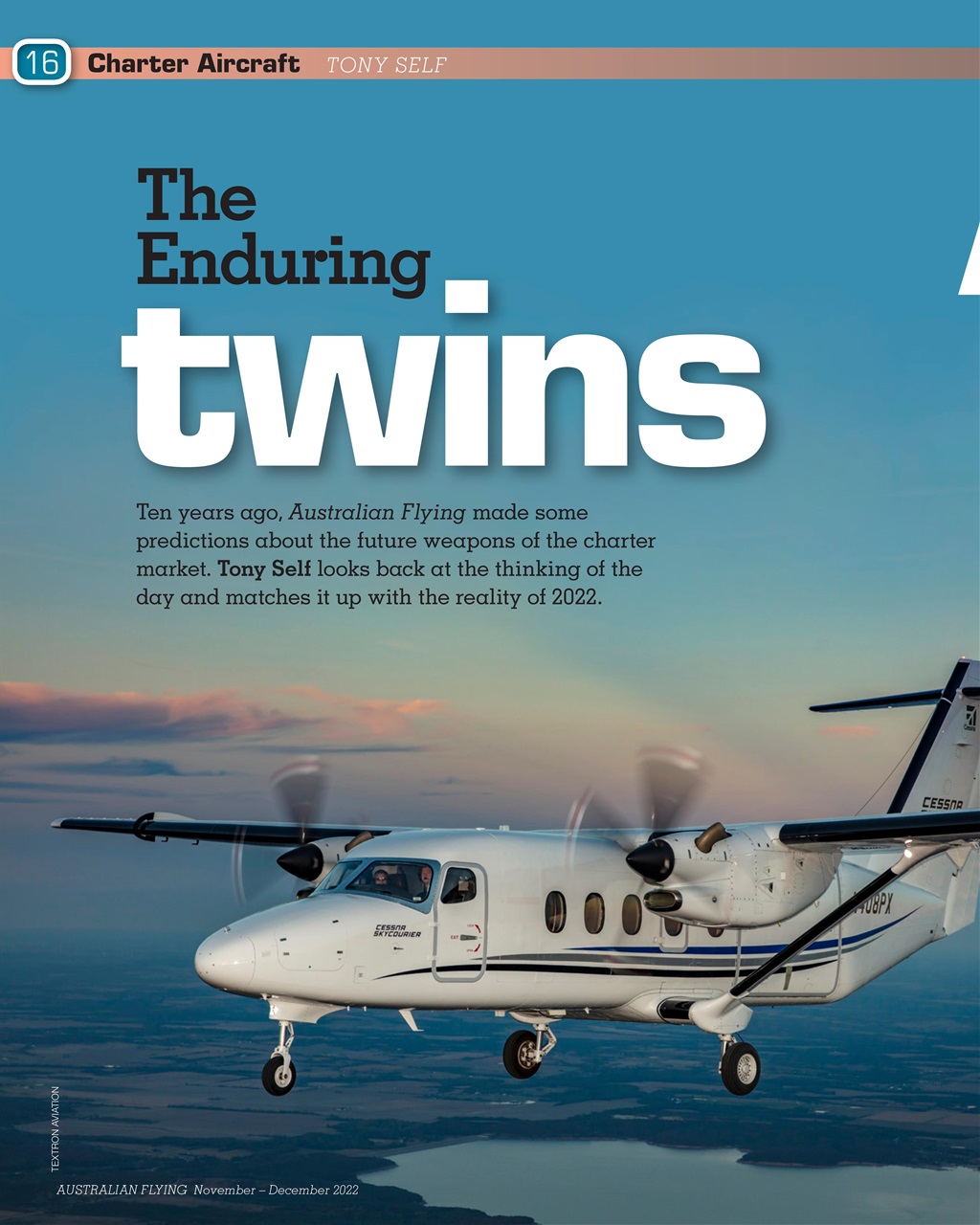 Australian Flying Magazine - Nov-Dec 2022 Back Issue