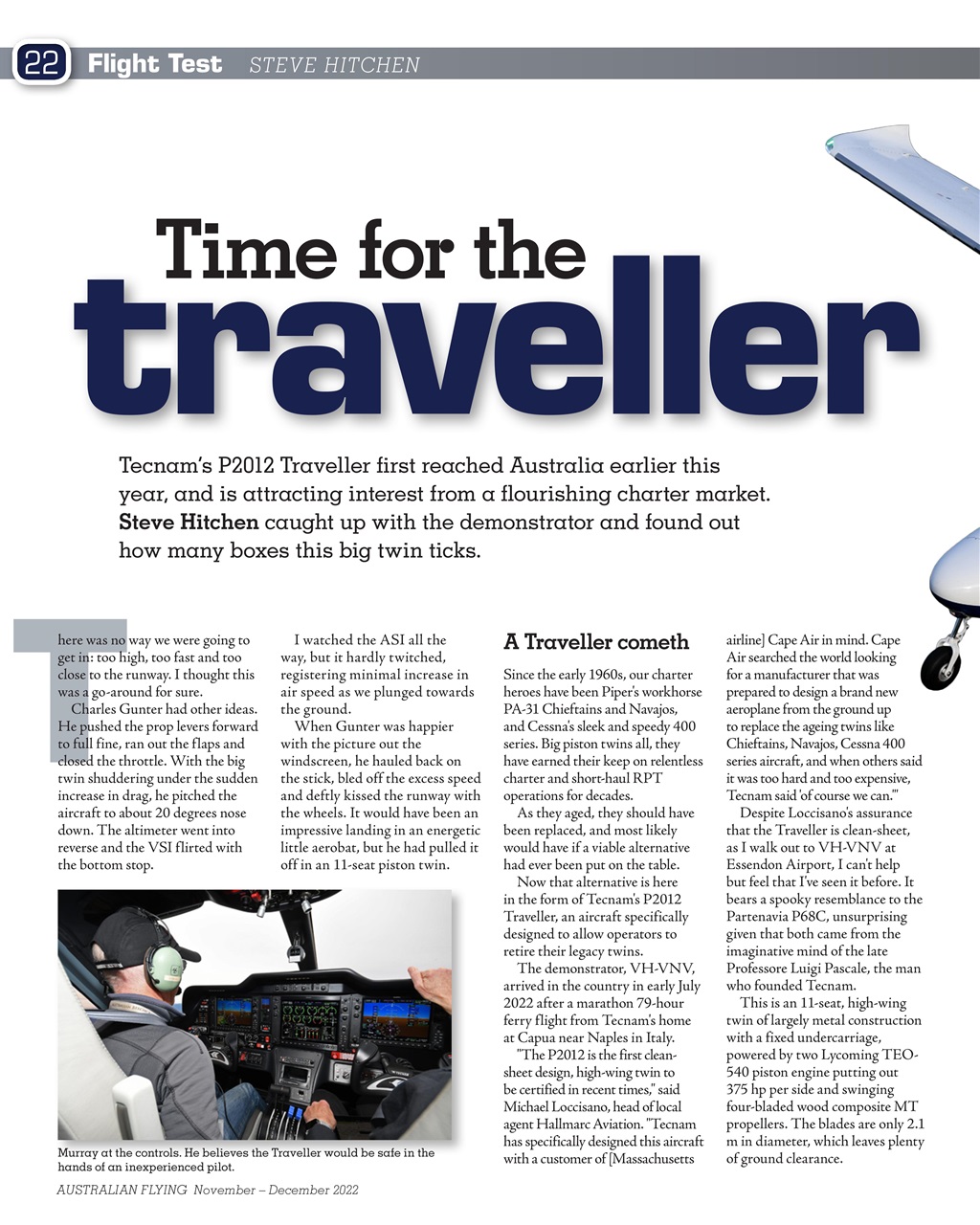 Australian Flying Magazine - Nov-Dec 2022 Back Issue