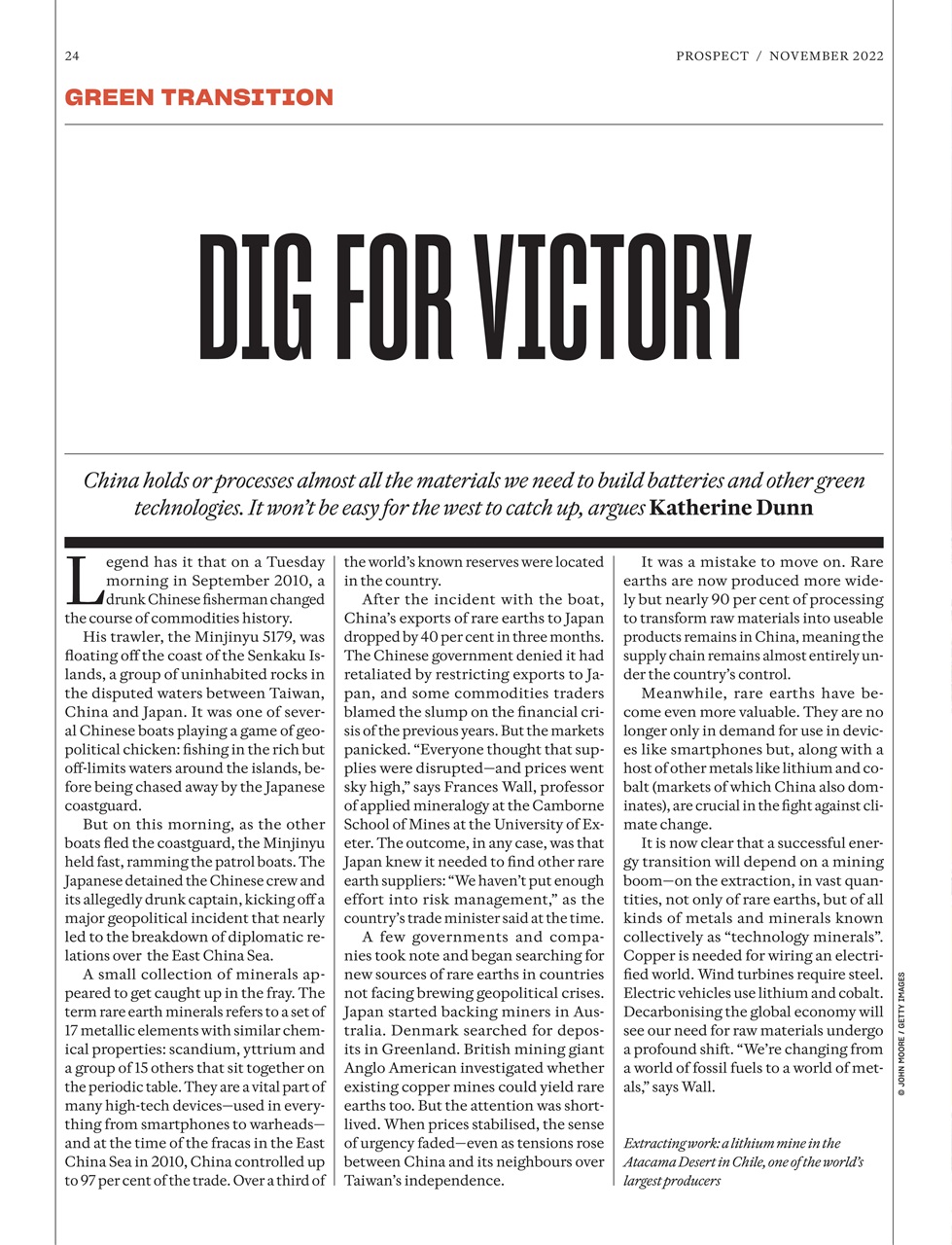 Prospect Magazine - November 2022 Back Issue