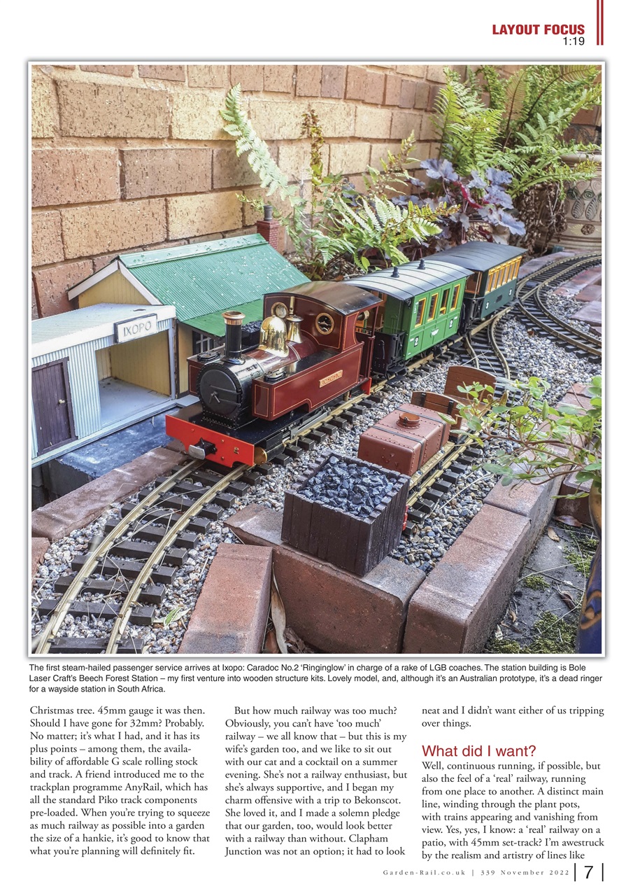 Garden Rail Magazine - Nov 2022 Back Issue