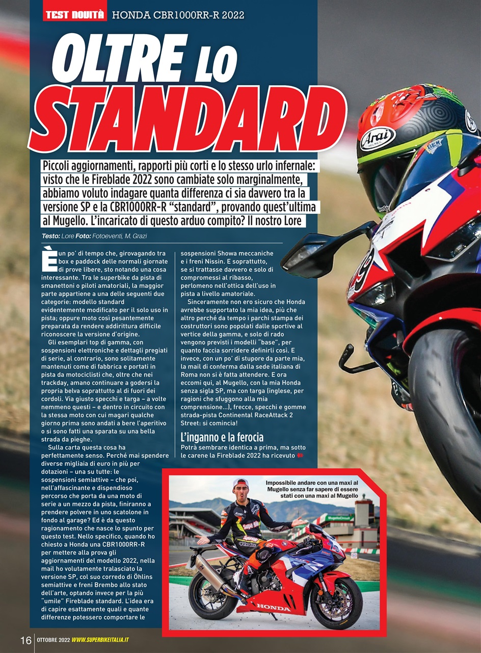 Superbike Italia Magazine - Ottobre 2022 Back Issue