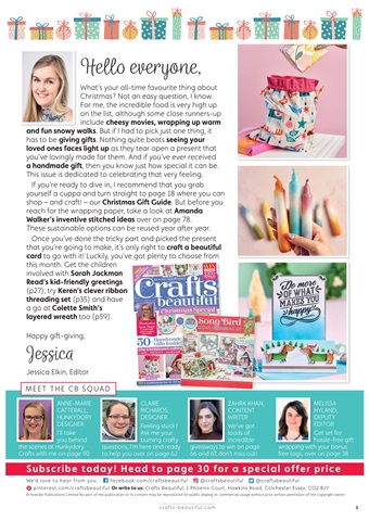 Crafts Beautiful Magazine - Xmas Special 2022 Subscriptions | Pocketmags