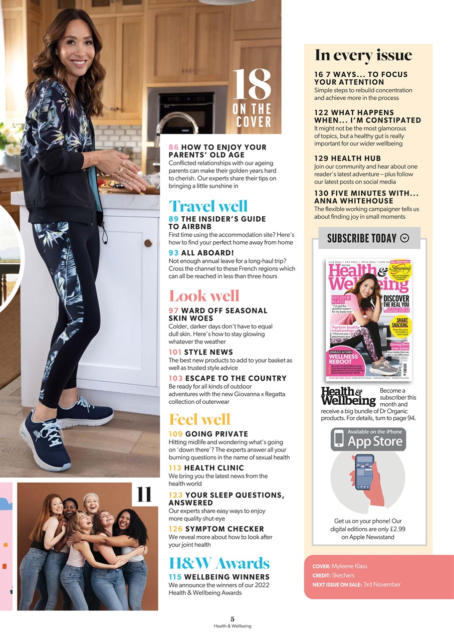 Health & Wellbeing Magazine - Nov-22 Subscriptions | Pocketmags