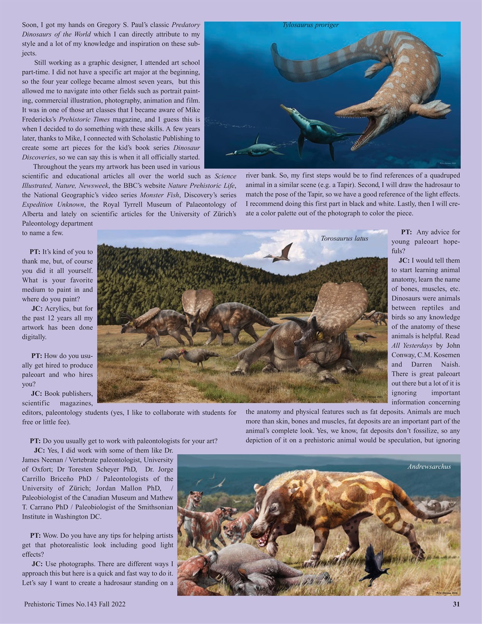 Prehistoric Times Magazine - #143 Fall 2022 Subscriptions | Pocketmags