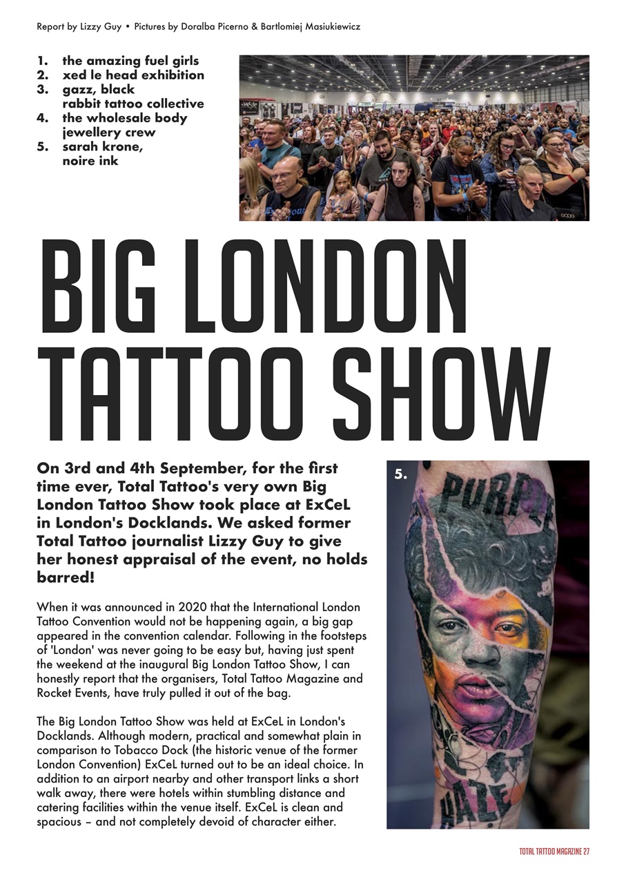 Total Tattoo Magazine - Total Tattoo 207 Back Issue