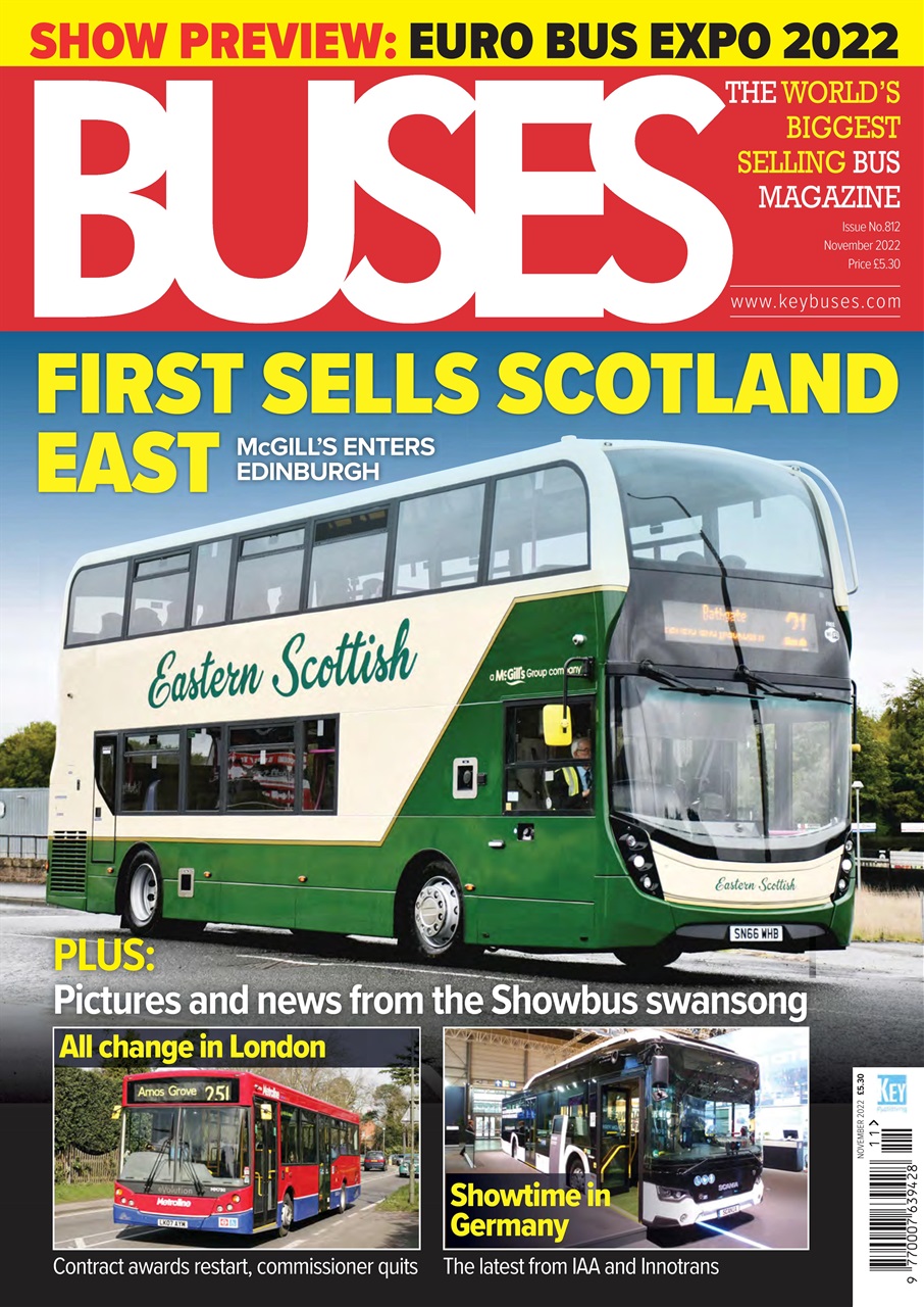 Buses Magazine - November 2022 Subscriptions | Pocketmags