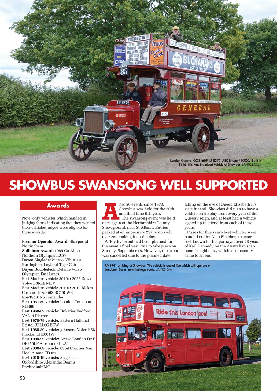 Buses Magazine - November 2022 Back Issue