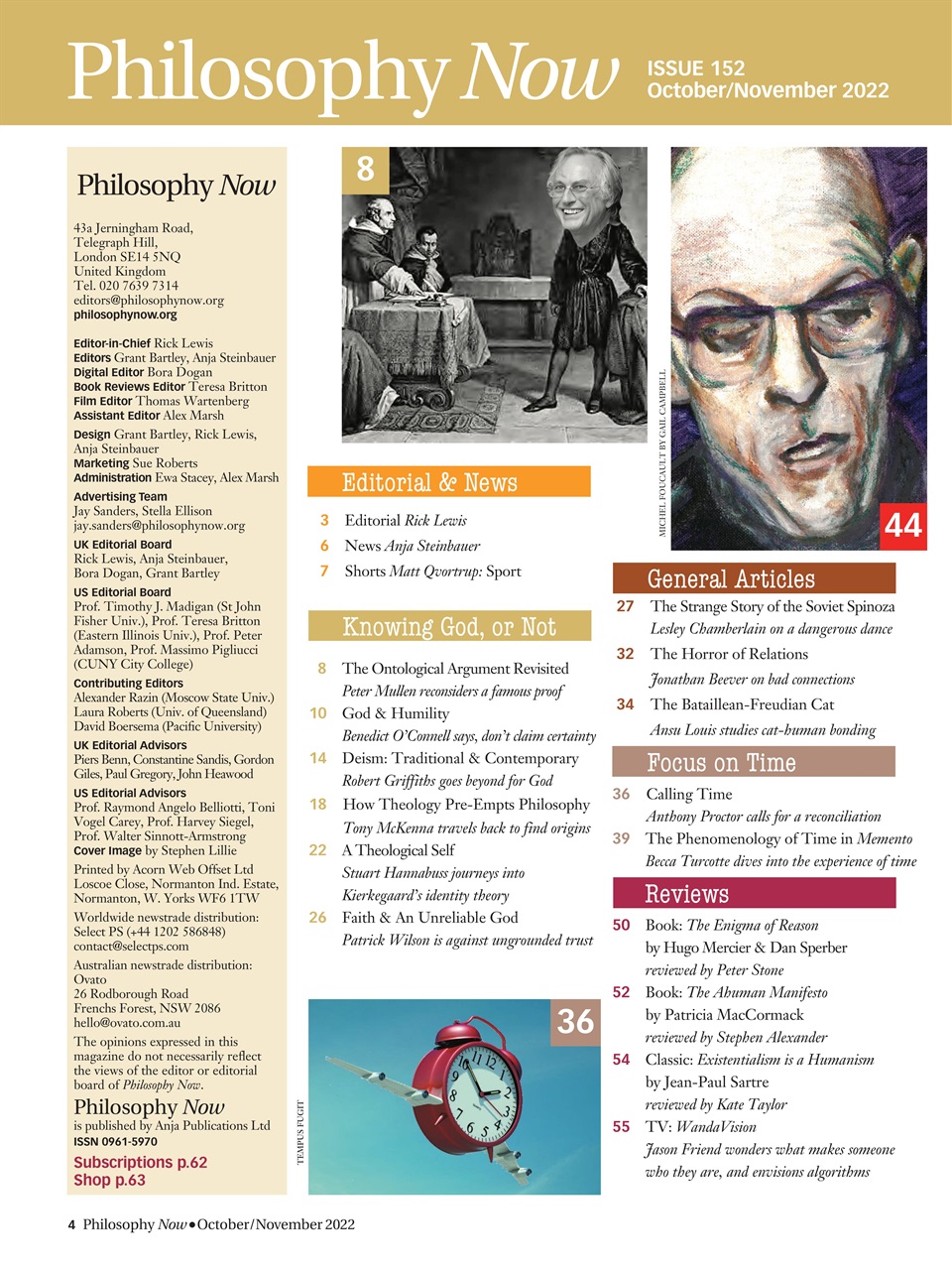 Philosophy Now Magazine - October/November 2022 Back Issue
