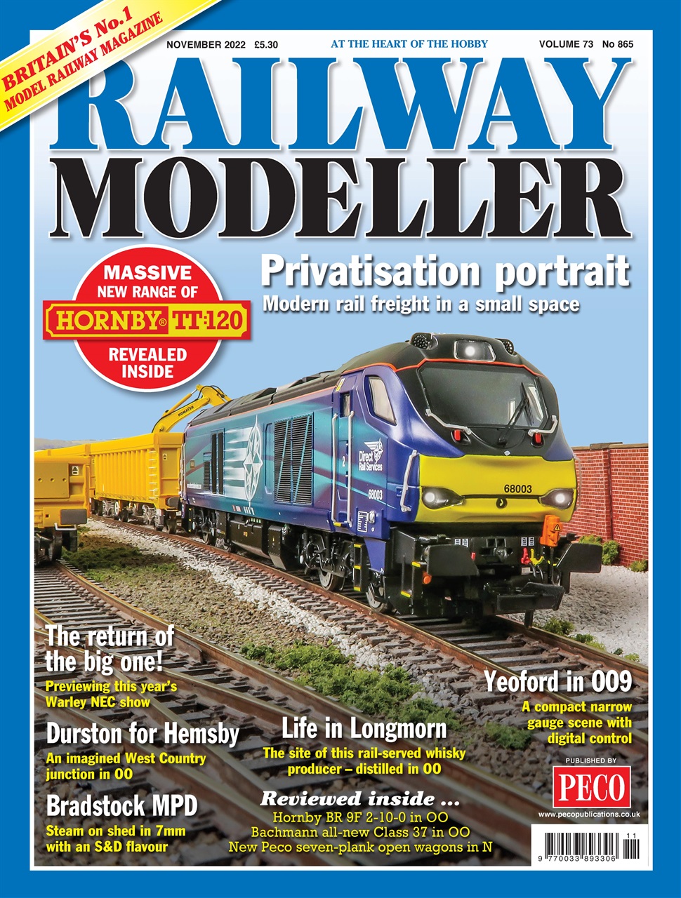 Railway Modeller Magazine - November 2022 Back Issue