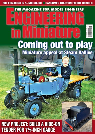 Engineering in Miniature Magazine - Nov 2022 Back Issue