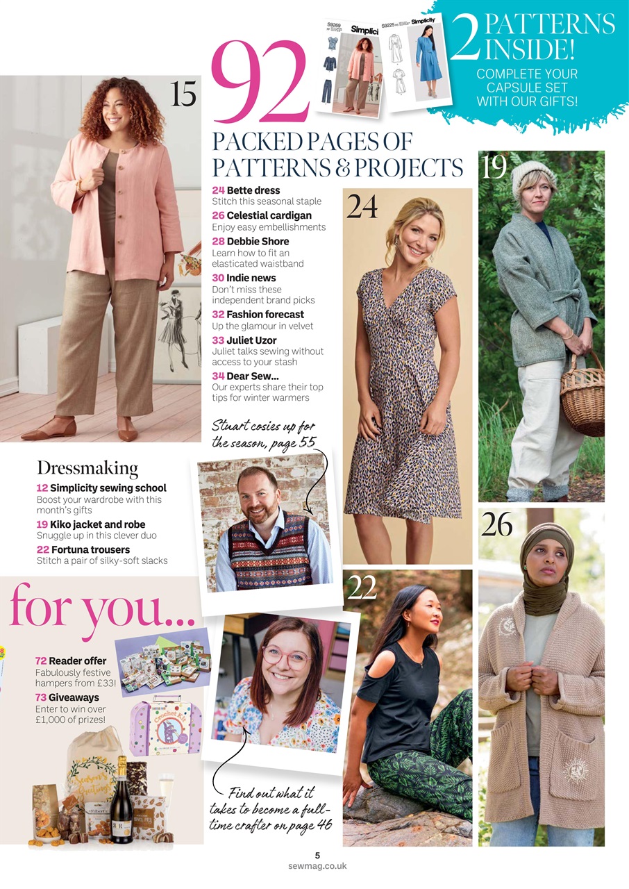 Sew Magazine - Nov-22 Back Issue