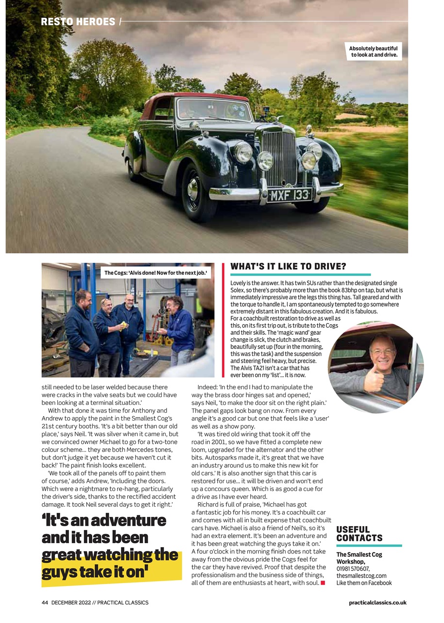 Practical Classics Magazine - Dec 22 Back Issue