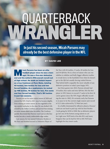 Beckett Football Magazine - December 2022 Subscriptions | Pocketmags