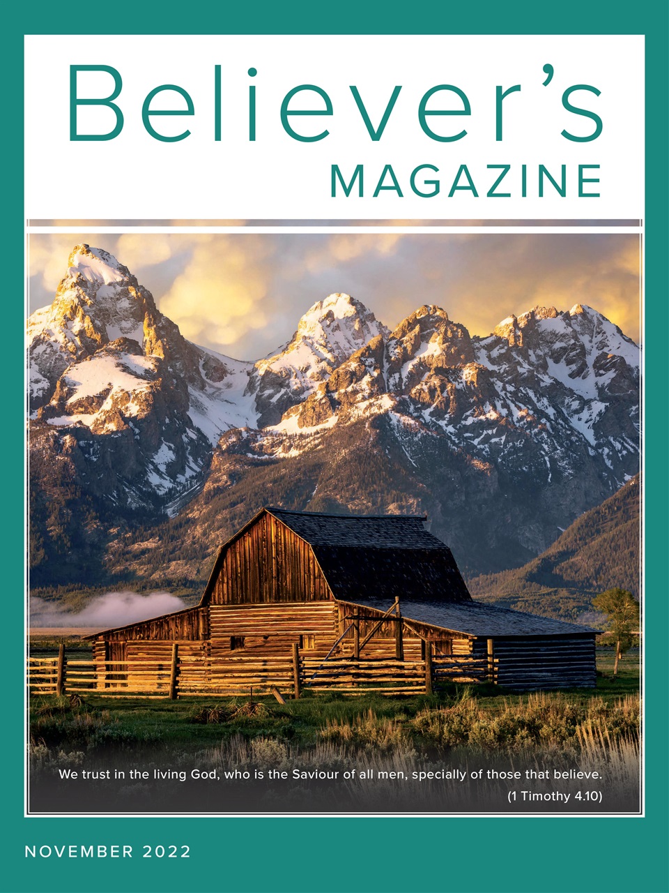 Believer's Magazine - November 2022 Subscriptions | Pocketmags