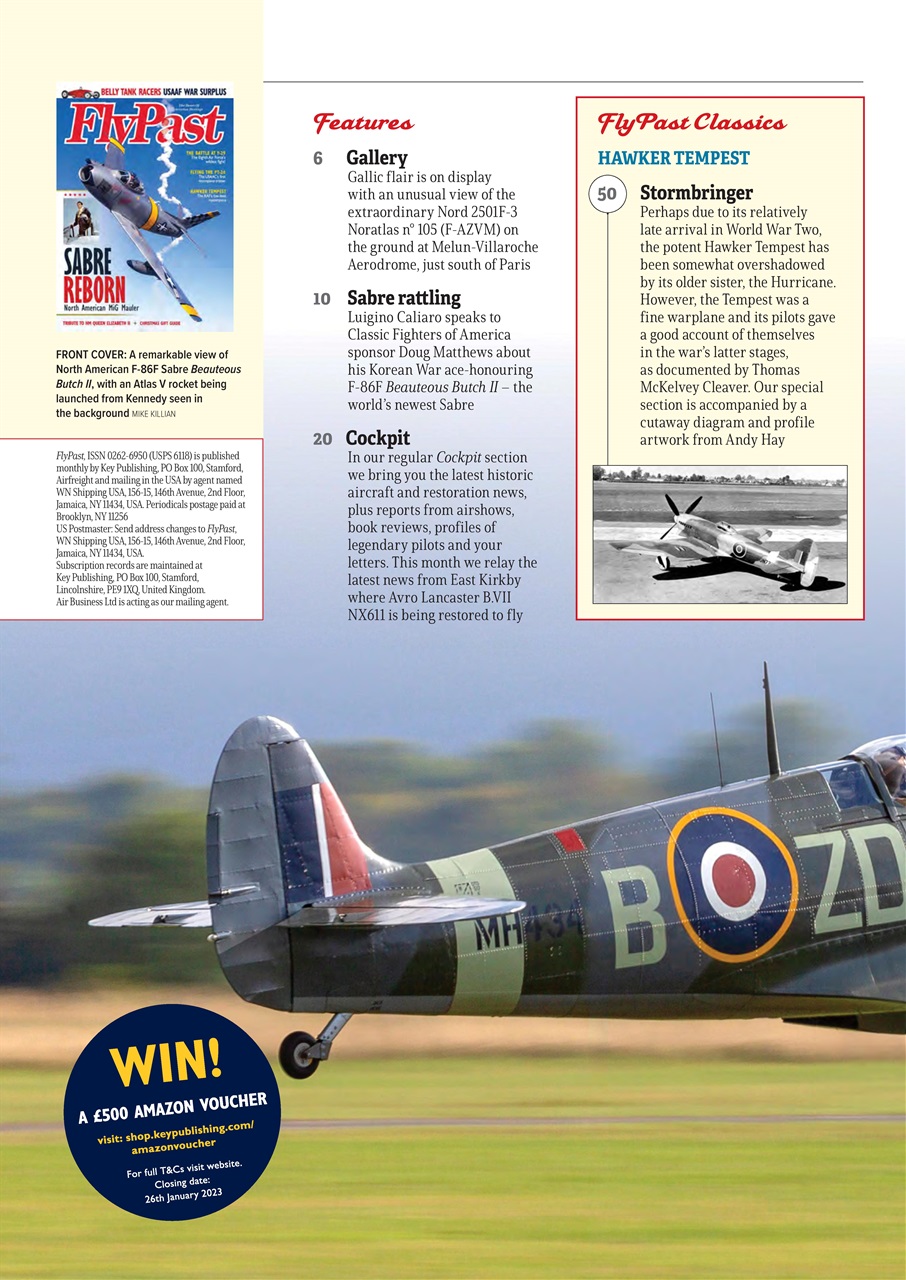 FlyPast Magazine - December 2022 Subscriptions | Pocketmags