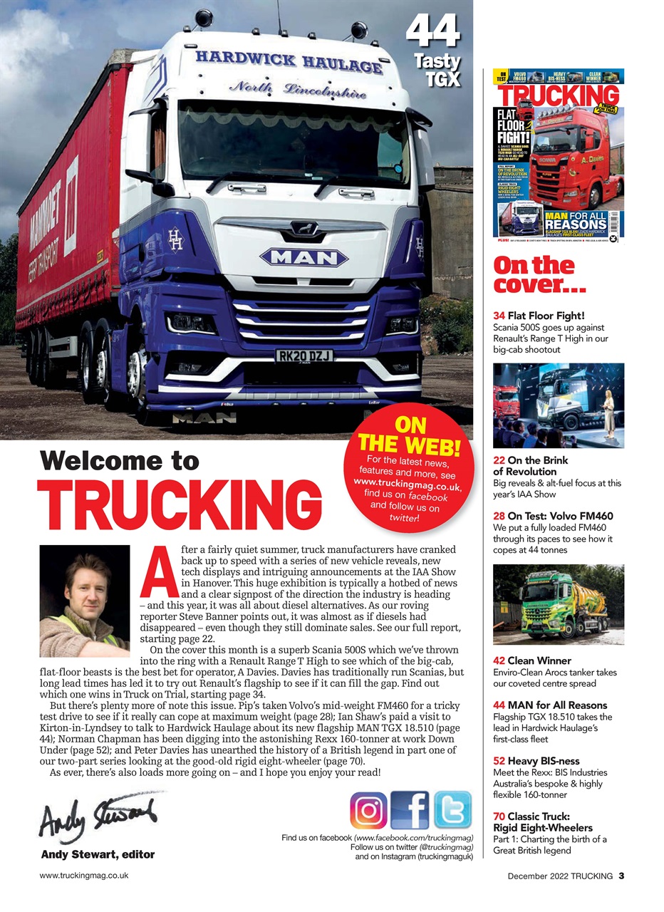 Trucking Magazine - Dec-22 Back Issue