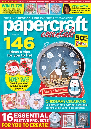 Papercraft Essentials Magazine - Issue 218 Back Issue