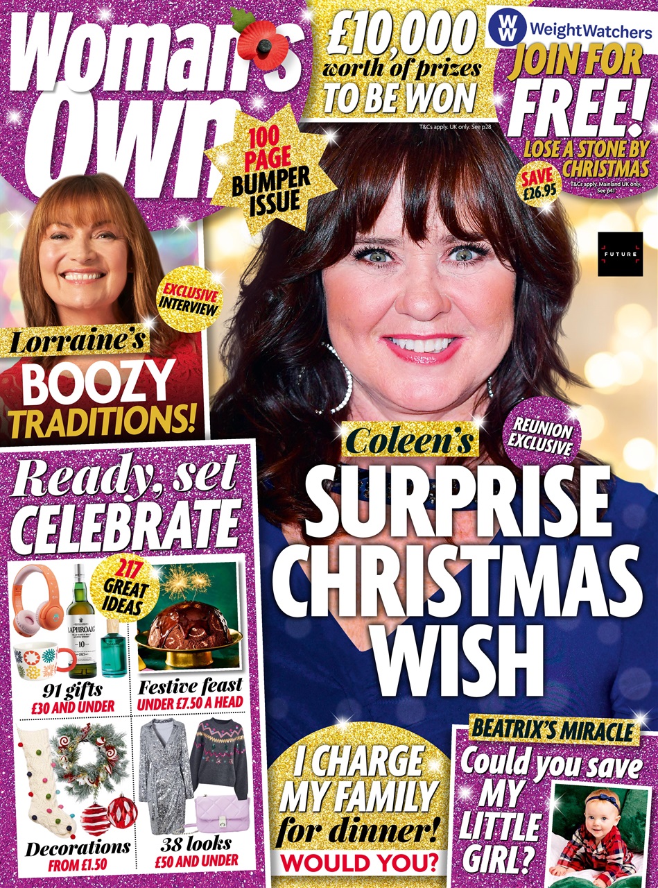 Womans Own Magazine - 14 Nov 2022 Back Issue