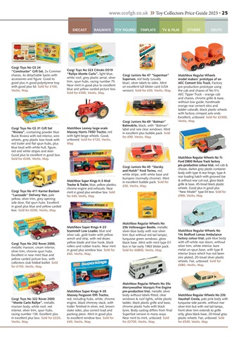 Toy Collectors Price Guide Magazine - Price Guide 2023 Subscriptions ...