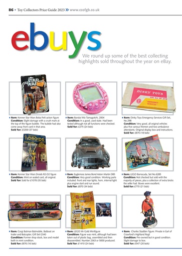 Toy Collectors Price Guide Magazine - Price Guide 2023 Subscriptions ...