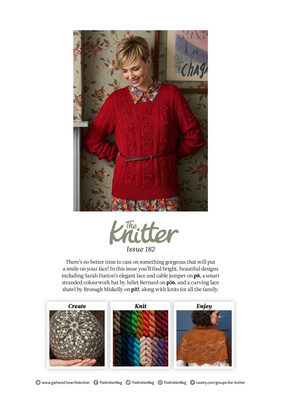 The Knitter Magazine - Issue 182 Subscriptions | Pocketmags