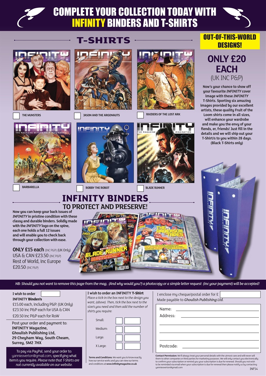 Infinity Magazine - Issue 54 Back Issue