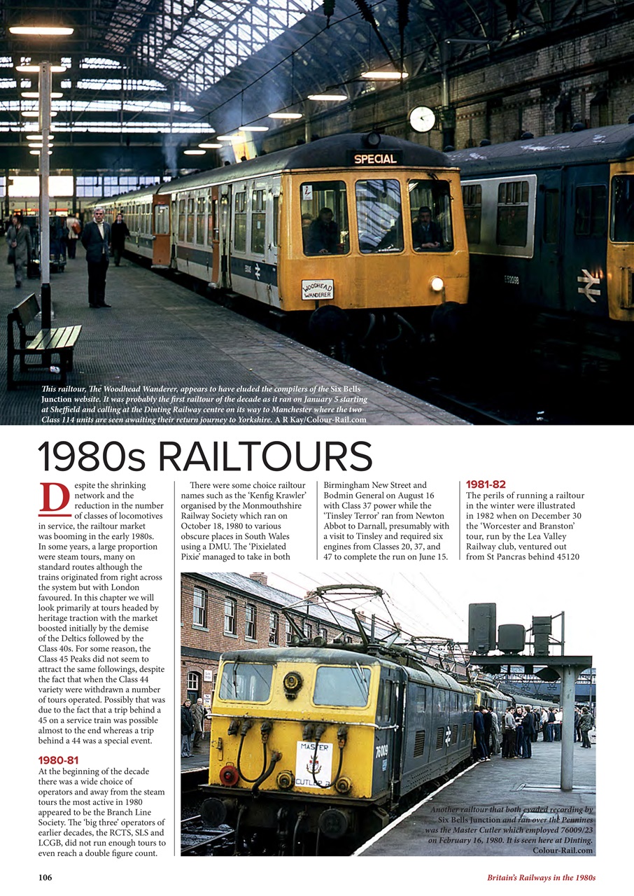 Modern Railways Magazine - Britain's Railways in the 1980s Special Issue