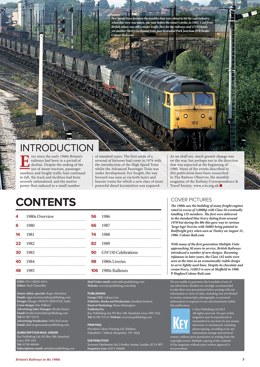 MLI Plus Magazine - Britain's Railways in the 1980s Special Issue